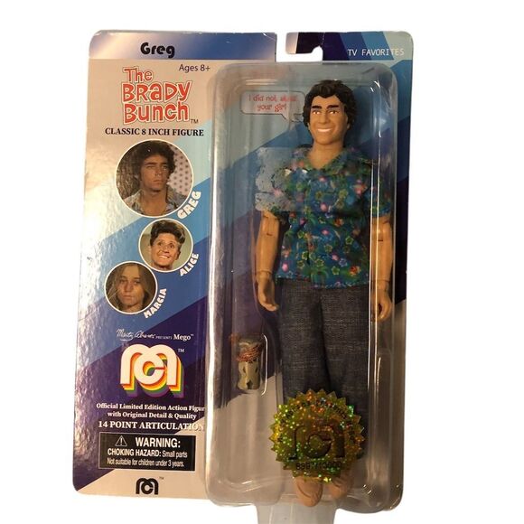 Mego | Media | The Brady Bunch Greg Brady 8 Action Figure With Tiki ...